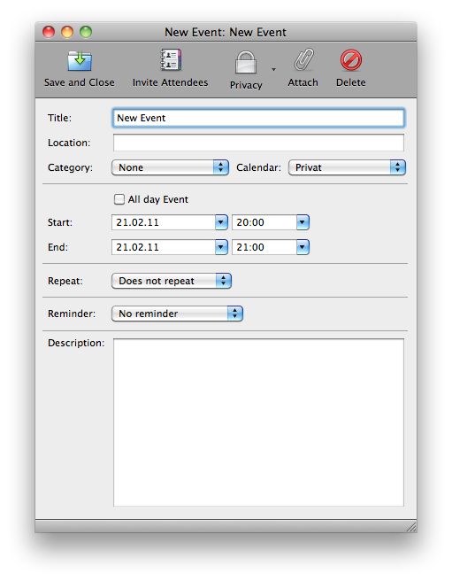Create a new event or task | Thunderbird Help