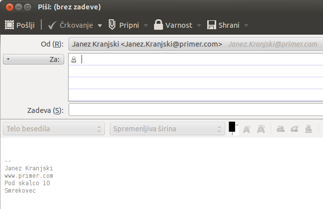 Podpisi | Pomoč za Thunderbird