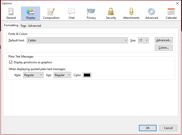 Thunderbird Accessibility Features | Thunderbird Help