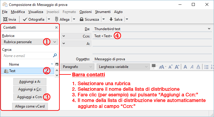 Come creare e utilizzare una lista di distribuzione su Thunderbird ...