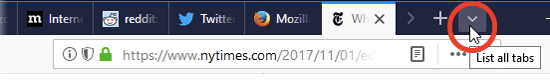 Use tabs to organize lots of websites in a single window | Firefox Help