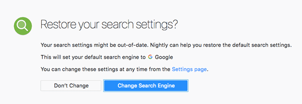 What is search hijacking? | Firefox Help