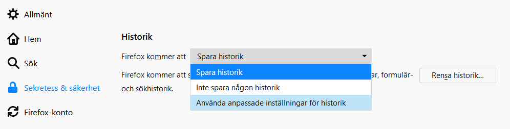 Rensa kakor och webbplatsdata i Firefox | Firefox Hjälp
