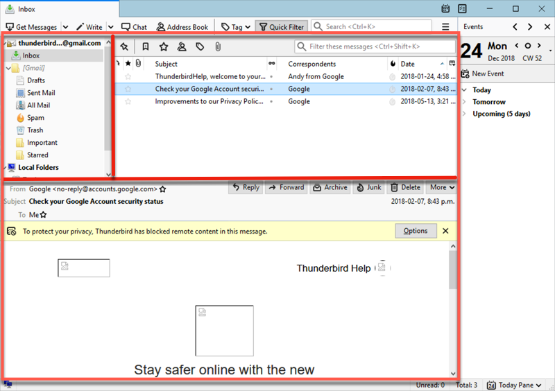 How To Change The Thunderbird Layout Thunderbird Help