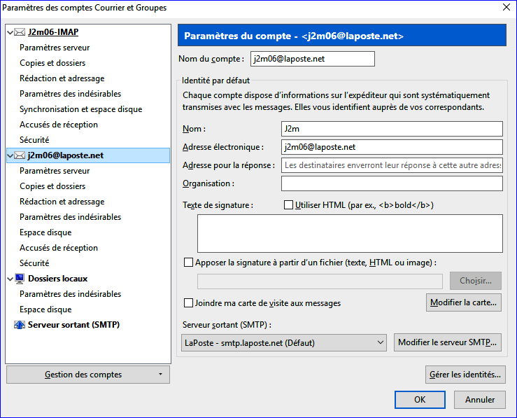 Basculer du protocole IMAP vers le protocole POP | Assistance de ...
