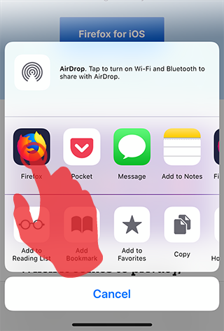 Set Firefox as the default browser for iOS | Firefox for iOS Help