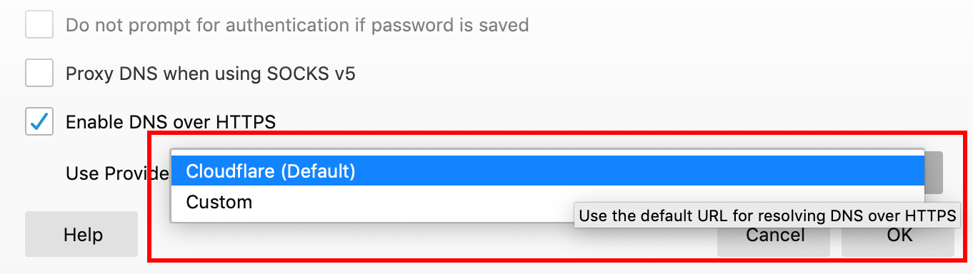 Firefox 中的 DNS-over-HTTPS（DoH） | Firefox 說明