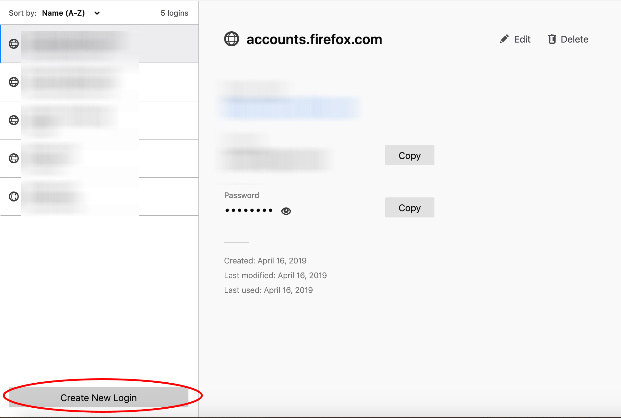 Add A Login With The Firefox Password Manager Firefox Help