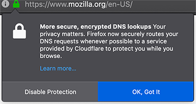 Firefox 中的 DNS-over-HTTPS（DoH） | Firefox 說明