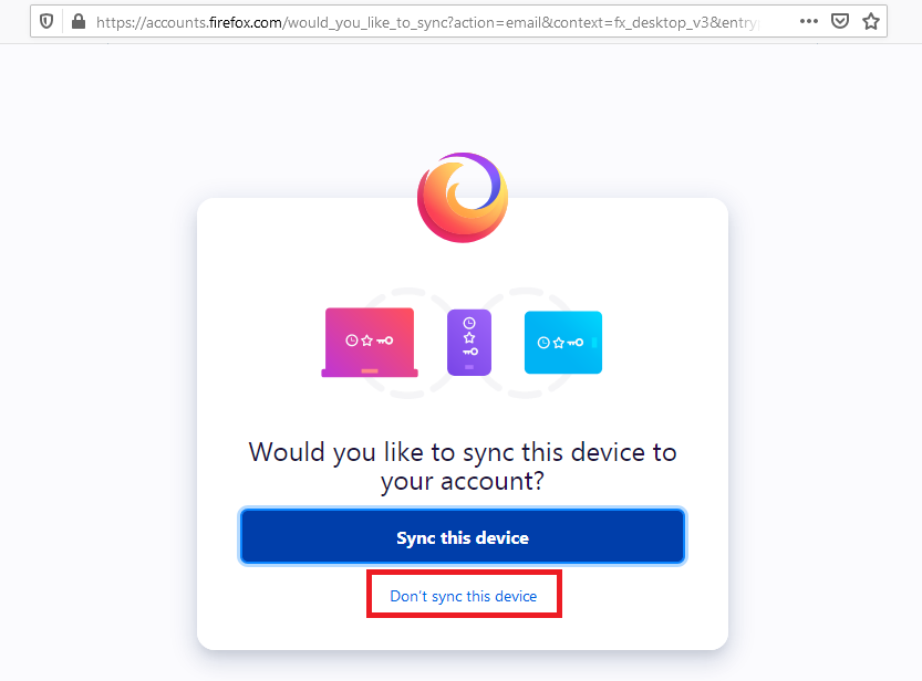 Disable Firefox Sync | Firefox Help