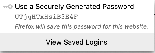 Firefox で安全なパスワードを生成するには | Mozilla サポート