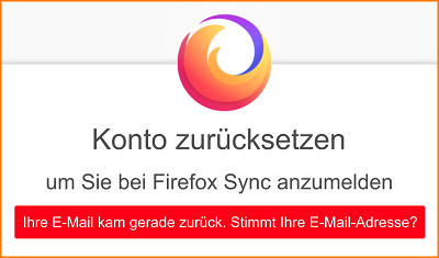 Probleme beim Bestätigen eines Mozilla-Kontos | Mozilla-Hilfe