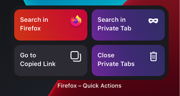 Add a Firefox widget to your Home screen | Firefox for iOS Help