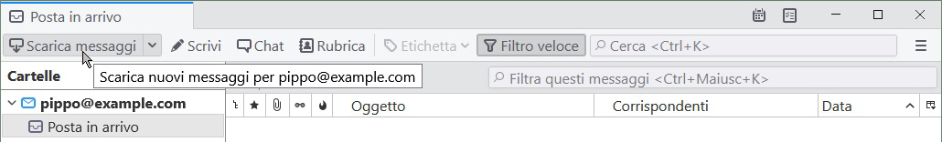 Invio e ricezione dei messaggi in Thunderbird | Supporto a Thunderbird