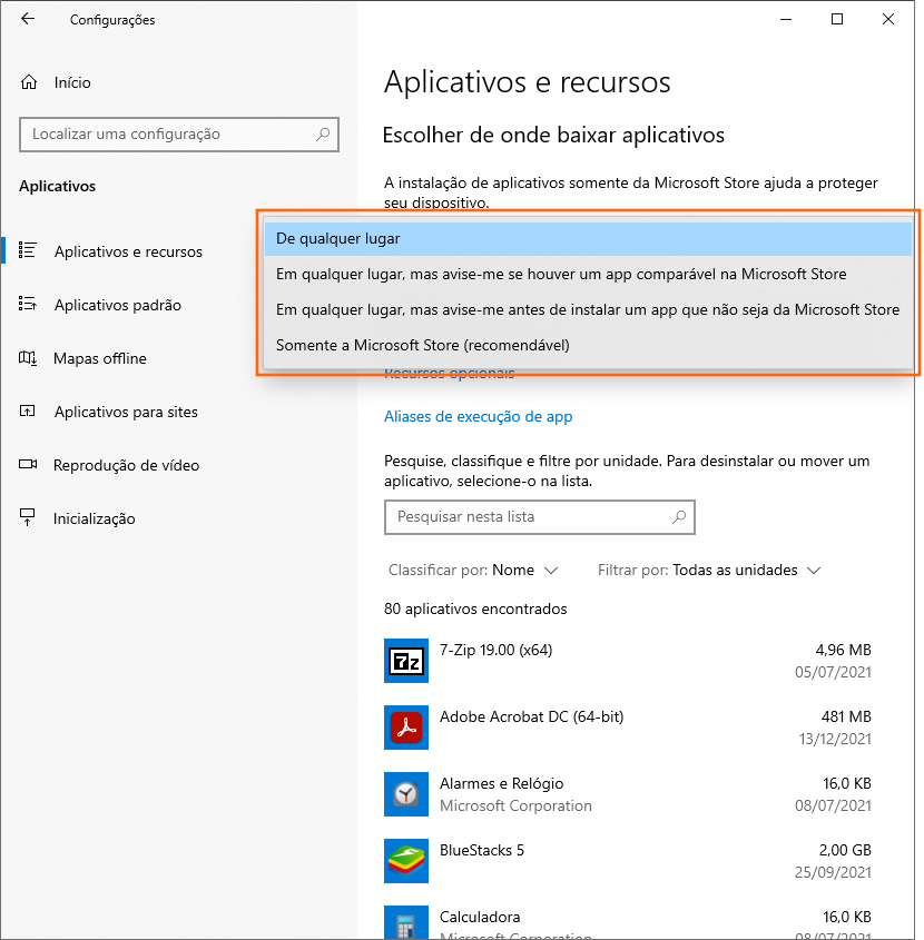 O Windows 10 me diz para usar um aplicativo verificado pela Microsoft | Ajuda do Firefox