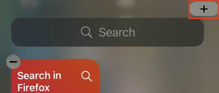 Add a Firefox widget to your Home screen | Firefox for iOS Help