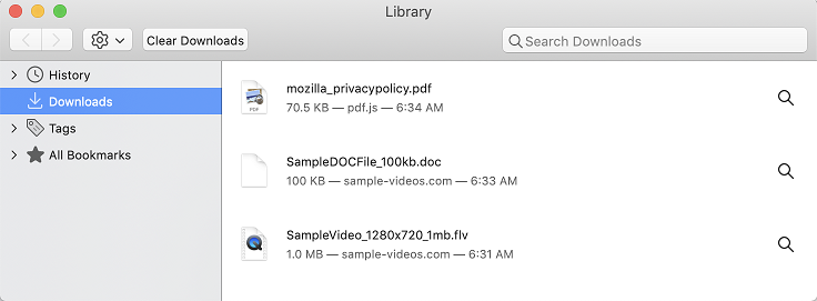 Where to find and manage downloaded files in Firefox | Firefox Help