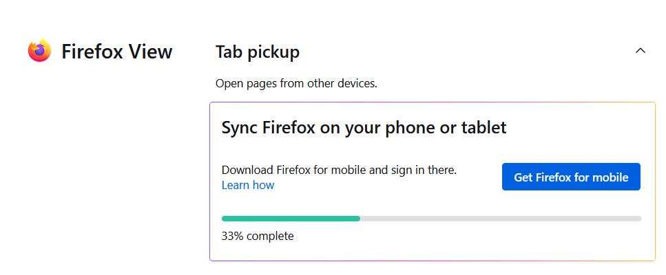 Access pages from other devices with Firefox View | Firefox Help