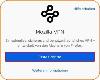 Mozilla VPN für Windows herunterladen und installieren | Hilfe zu Mozilla VPN