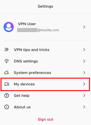 How to add devices to your Mozilla VPN subscription | Mozilla VPN Help