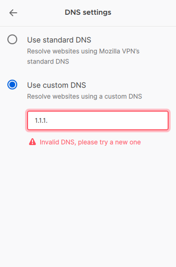 How do I change my DNS settings? | Mozilla VPN Help