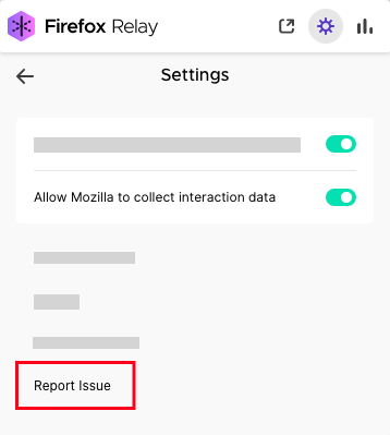 How do I report an issue with Firefox Relay? | Firefox Relay Help