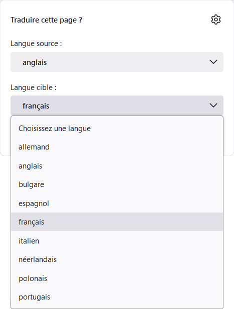 Traduction avec Firefox | Assistance de Firefox