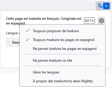 Traduction avec Firefox | Assistance de Firefox