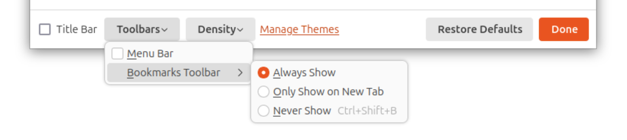 Customize Firefox controls, buttons and toolbars | Firefox Help