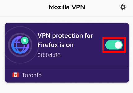 Erste Schritte mit der Erweiterung Mozilla VPN | Mozilla-Hilfe