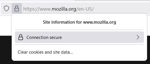 Secure website certificate | Firefox Help