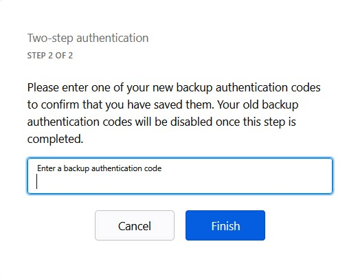 Set up two-factor authentication on your Mozilla account | Mozilla Support
