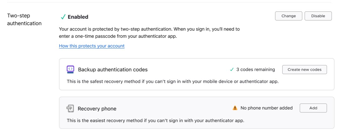 Set up two-factor authentication on your Mozilla account | Mozilla Support