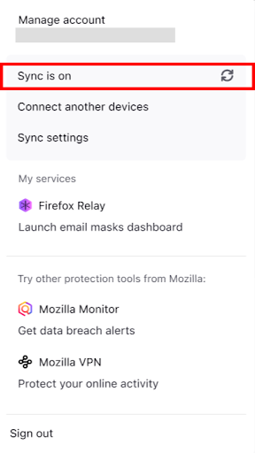 How to perform Sync on Firefox desktop | Firefox Help