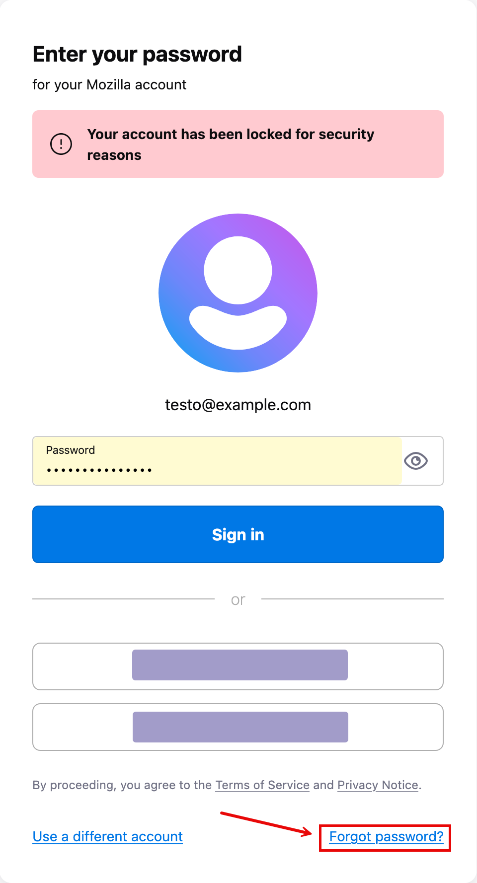 Reset your Mozilla account password to protect your credentials ...