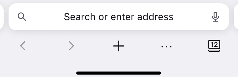 Explore the toolbar in Firefox for iOS | Firefox til iOS Hjælp