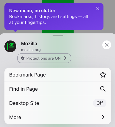 Explore the Firefox for iOS menu | Firefox for iOS Help