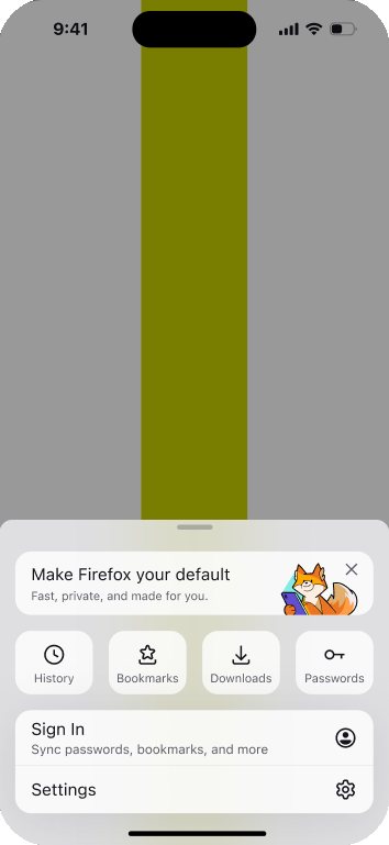 Explore the Firefox for iOS menu | Firefox for iOS Help