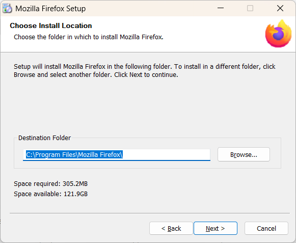 Custom installation of Firefox on Windows | Firefox Help