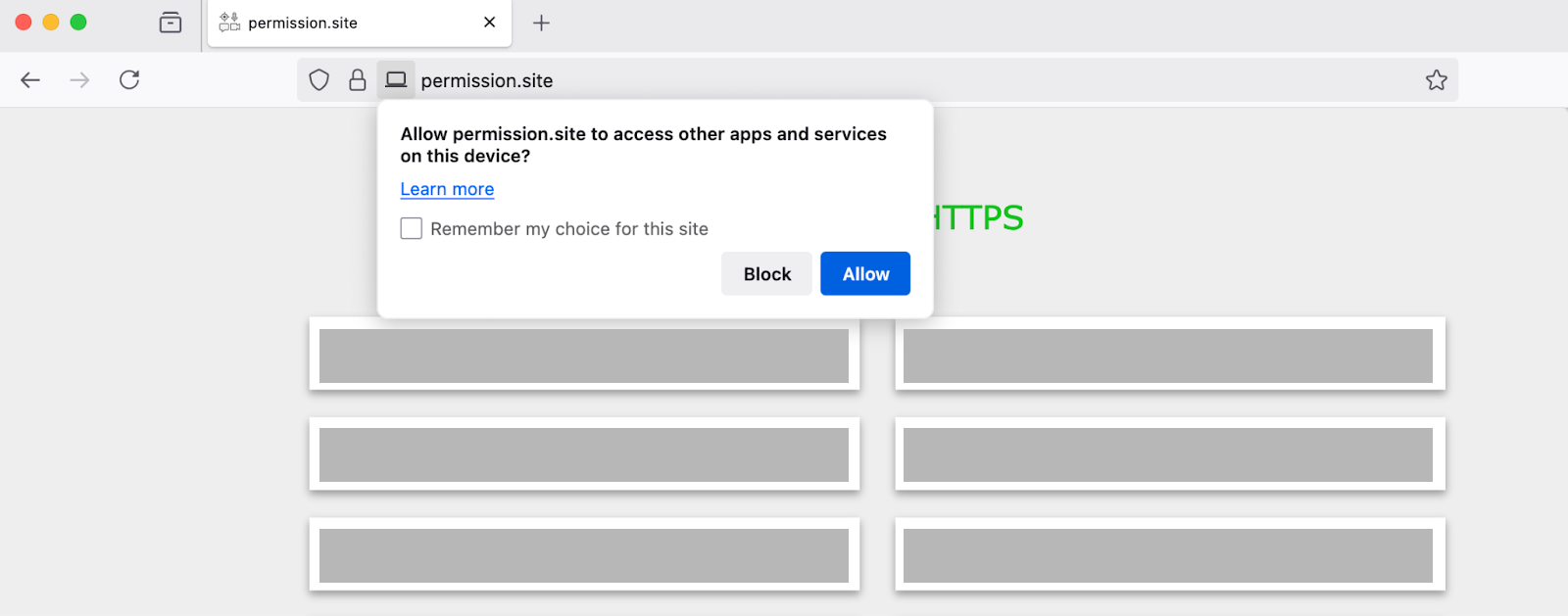 Control personal device and local network permissions in Firefox ...