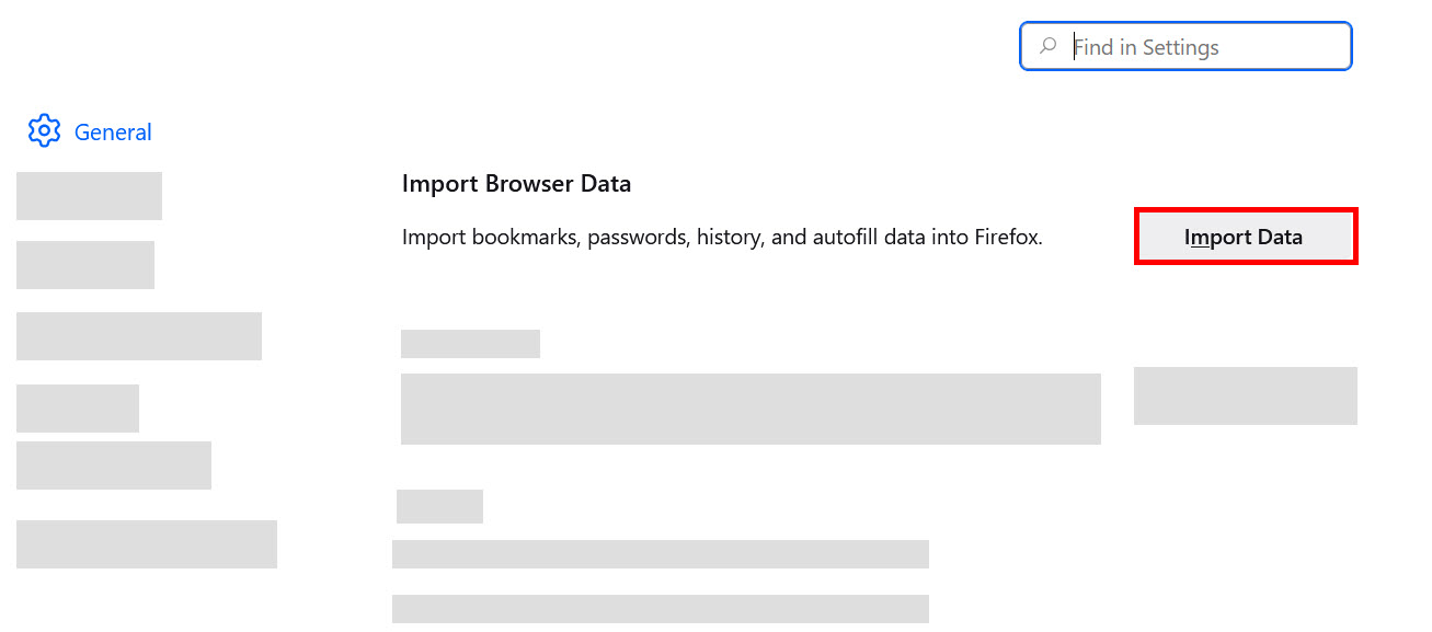 Import data from another browser | Firefox Help