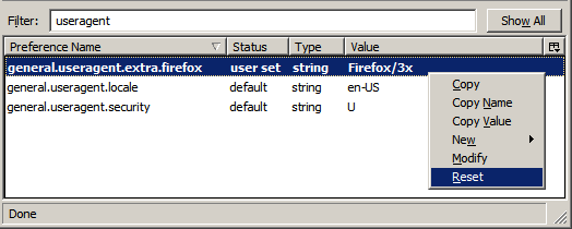 Como redefinir o user agent padrão no Firefox | Ajuda do Firefox