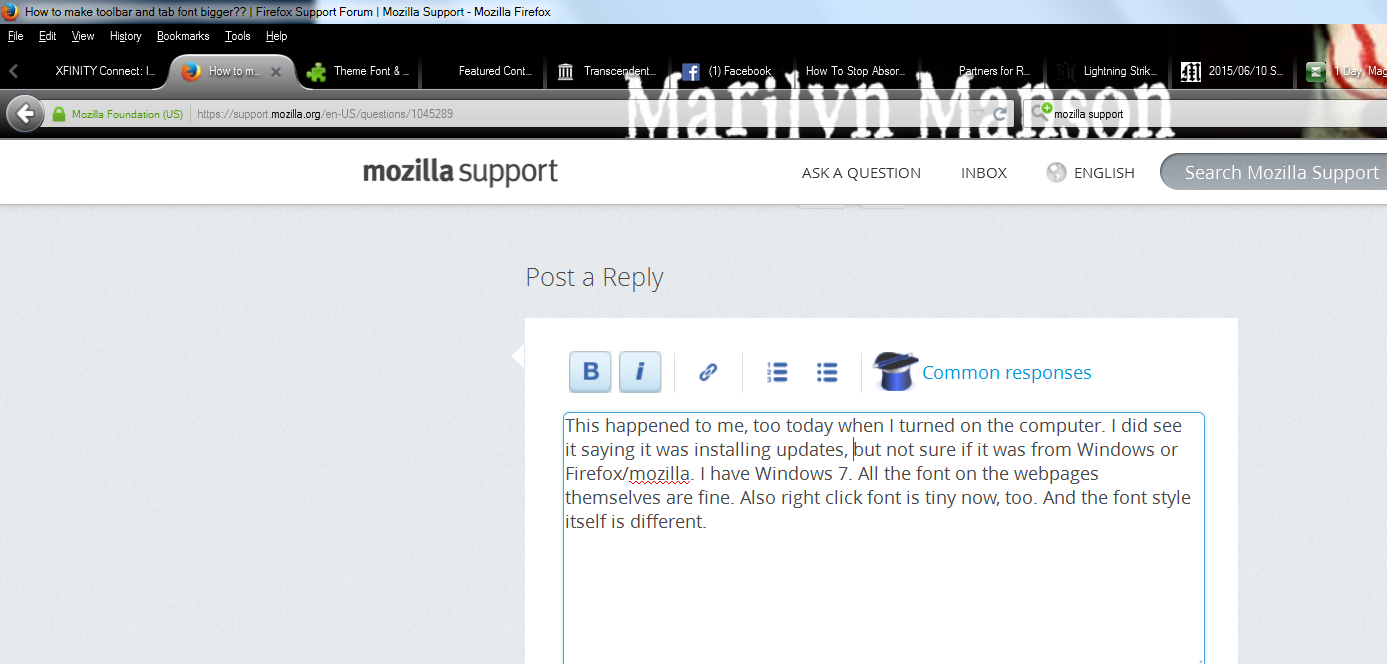 How To Make Toolbar And Tab Font Bigger Firefox Support Forum