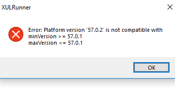 when i launch firefox i get this error here is the error message Error ...