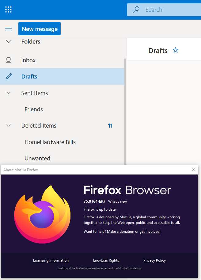 Where Is My junk Mail Folder In Outlook Gone Firefox Support Forum Mozilla Support