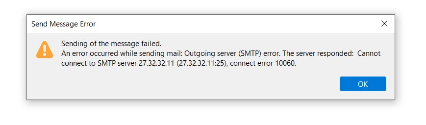 Unable to send Emails from mulitple accounts | Thunderbird Support Forum | Mozilla Support
